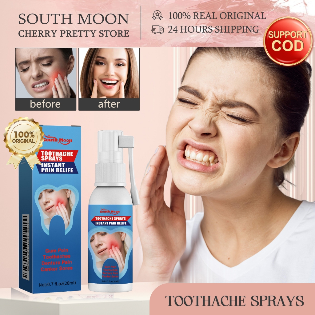 South Moon Toothache Spray Pain Relief Spray Instant Effective Oral ...