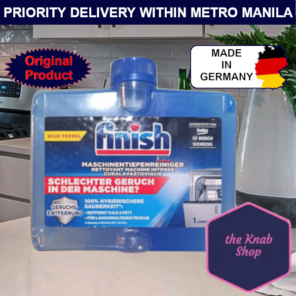 Finish dishwashing machine cleaner-250ml-flat version-ultimate hygiene ...