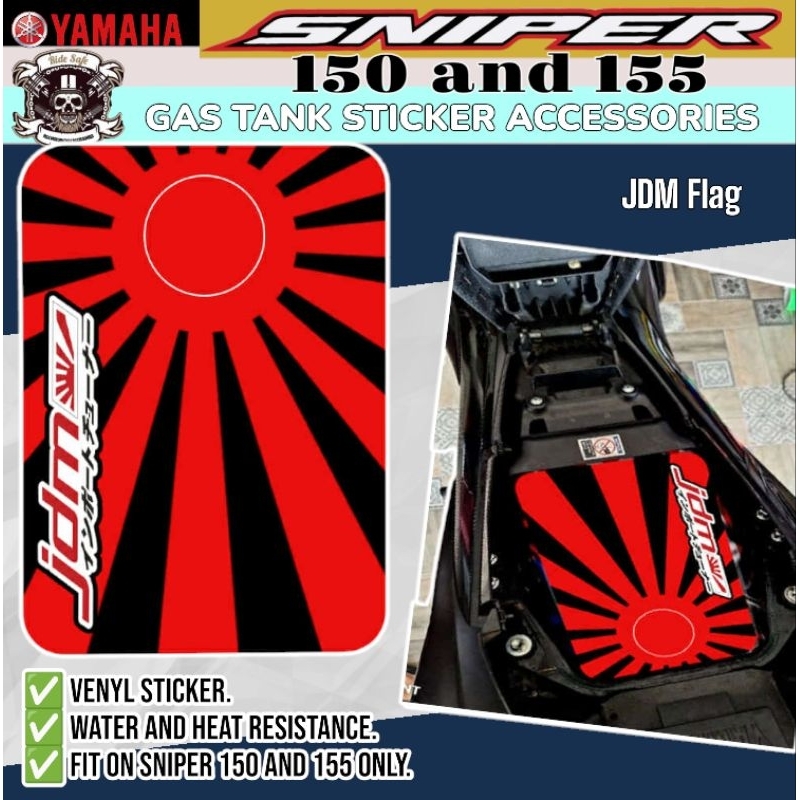 Yamaha Sniper 150 and 155 Gas Tank Sticker Accessories and Customize ...