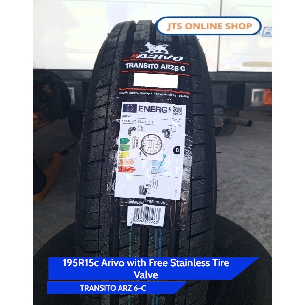 195R15c Arivo Transito ARZ 6-C with Free Stainless Tire Valve | Shopee ...