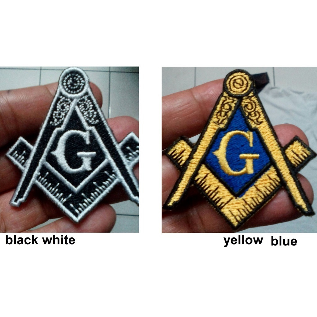 MS22129 freemason mason freemasonry patch embroidery cute size 2 inches ...