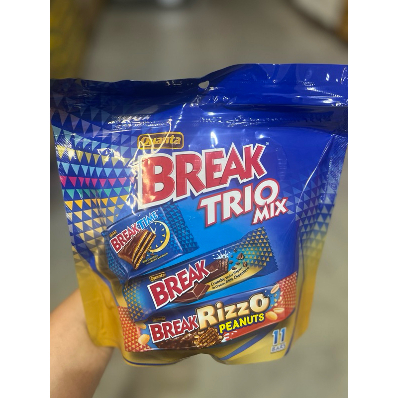 Quanta Break Trio Mix 11 Assorted Chocolate Bars Pack | Shopee Philippines
