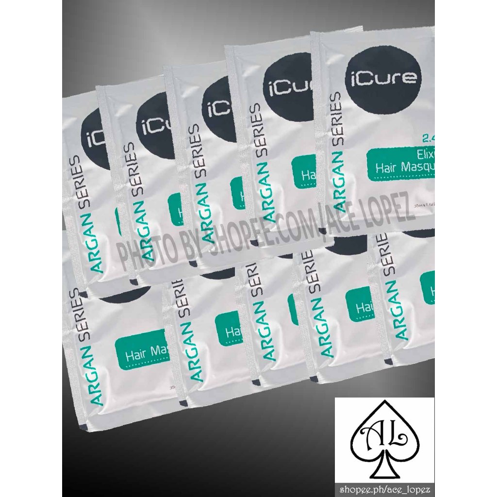 Icure Argan Elixir Masque Sachet Bundle (10pcs x 35ml)als21207 | Shopee ...