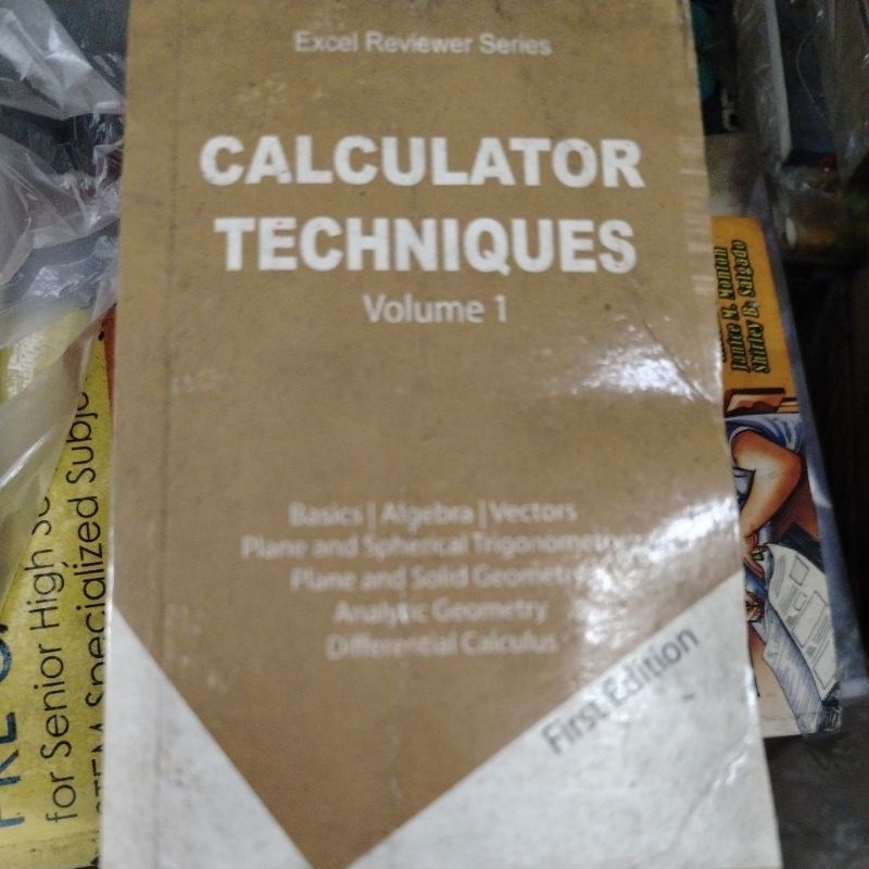 calculator techniques volume 1 | Shopee Philippines
