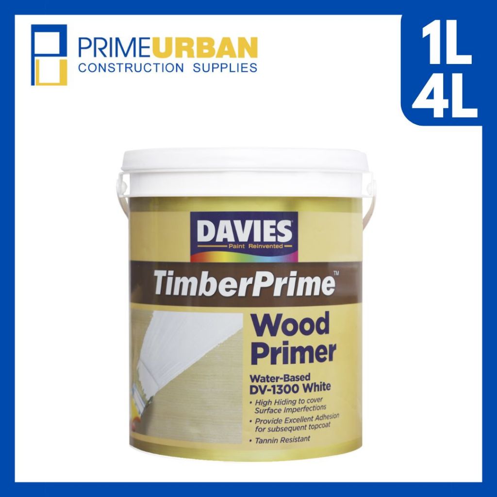 DAVIES TIMBERPRIME Water based Wood Primer Odorless | Shopee Philippines