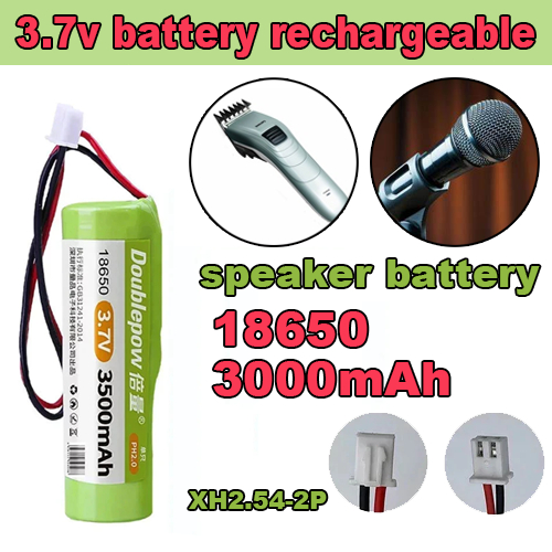 3.7V 18650 3000mah Rechargeable Lithium Battery speaker battery for ...