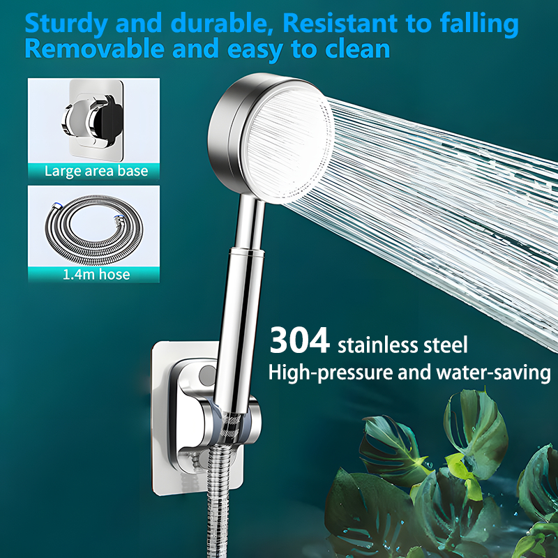 304 Stainless Steel Water Saving Shower Set 3pcs - High Pressure ...