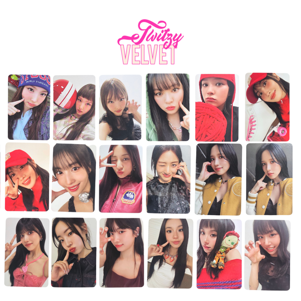 OFFICIAL Twice Strategy Standard Album Photocards Nayeon Jeongyeon Momo Jihyo Mina Dahyun ...