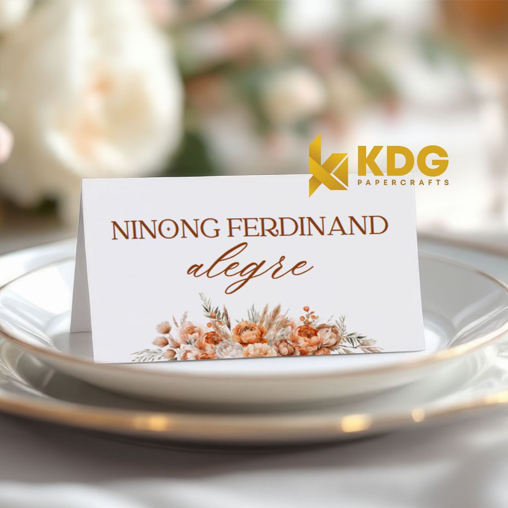 10 pcs - Place Cards / Table Guest Name / Table Number- for Wedding ...