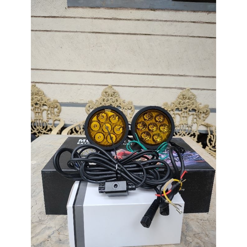 AES GR7 Road King Auxiliary light Motorcycle spotlight/Dimmer and ...