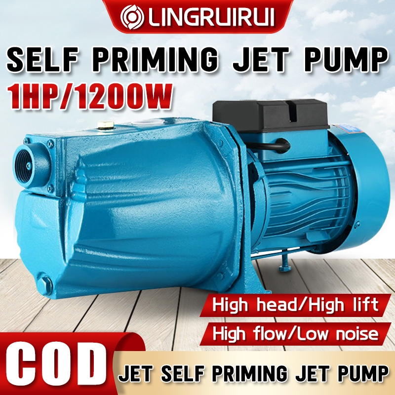 Power Pump 1HP/1200W Electric Jet Pump Booster Water Pump 60L/min ...