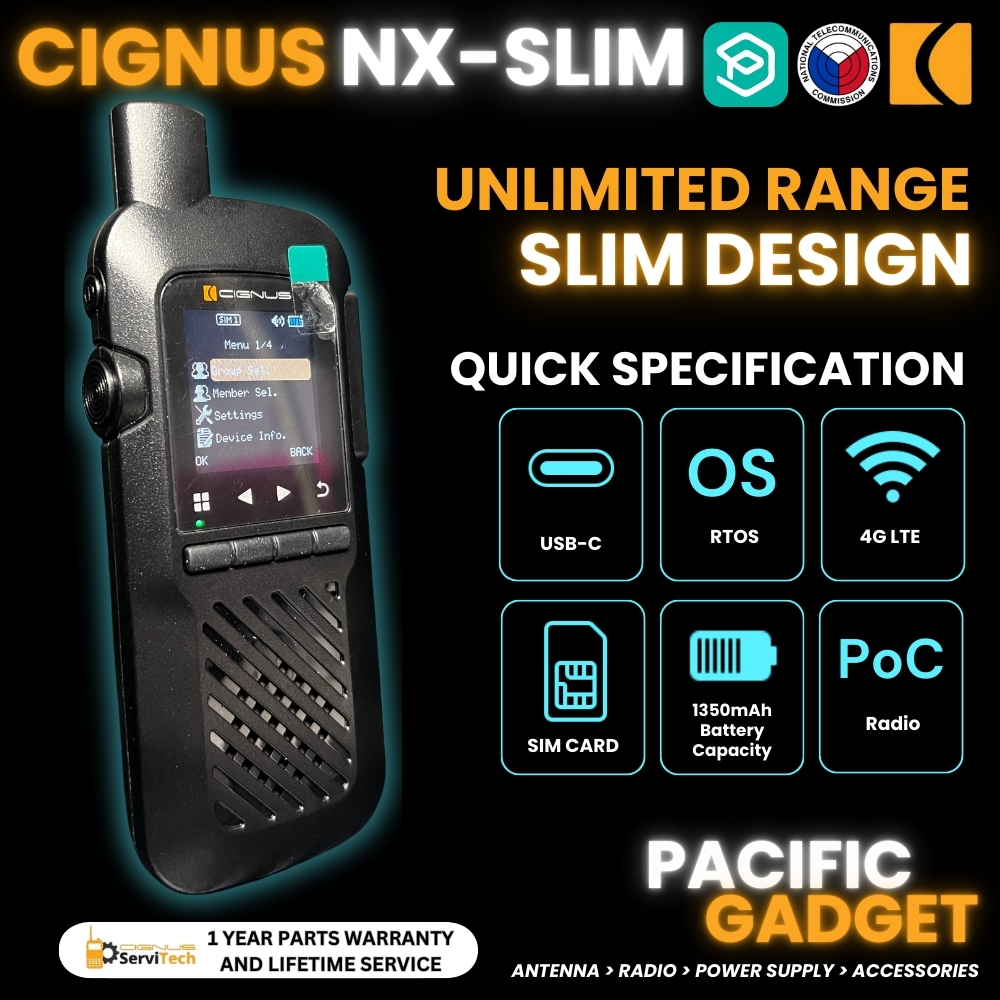 CIGNUS NX SLIM 4G LTE POC RADIO | Shopee Philippines