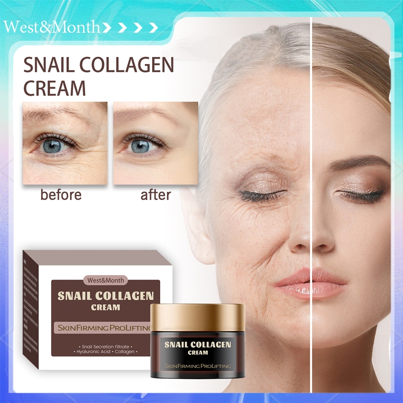 West&Month Snail Firming Collagen Cream 100g Fine Lines & Head Lines Firming Skin Moisturiser ...