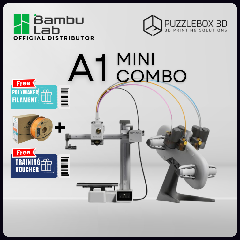 Bambu Lab A1 Mini and A1 Mini Combo series allows 4-Color AMS lite Full ...