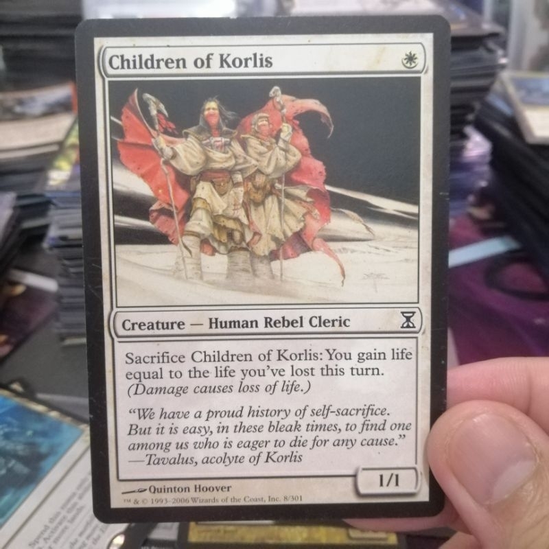 1 PLAYED Children of Korlis time spiral MTG card magic the gathering ...