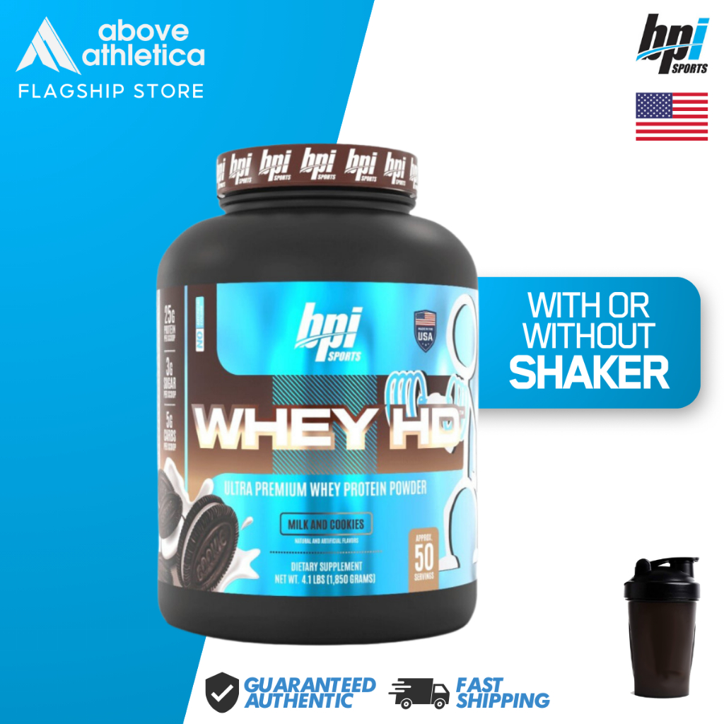 BPI Sports Whey HD Protein Powder - 4lbs - Premium Whey, 50 servings ...