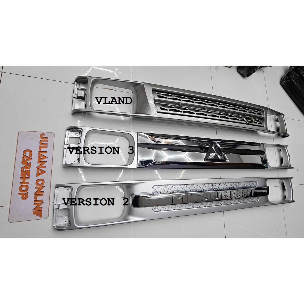 Mitsubishi L300 Front Grill Vland Silver | Shopee Philippines
