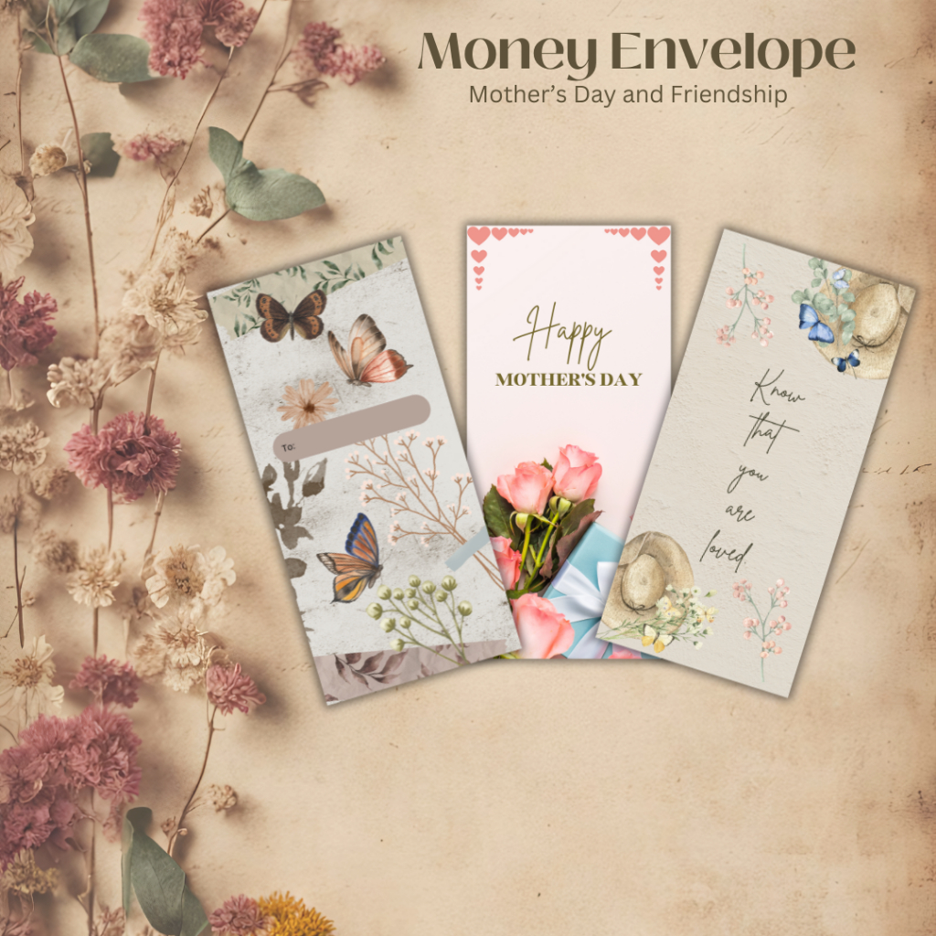 7 pcs. Money Envelope Long Angpao Money Envelope for Mother's Day any ...