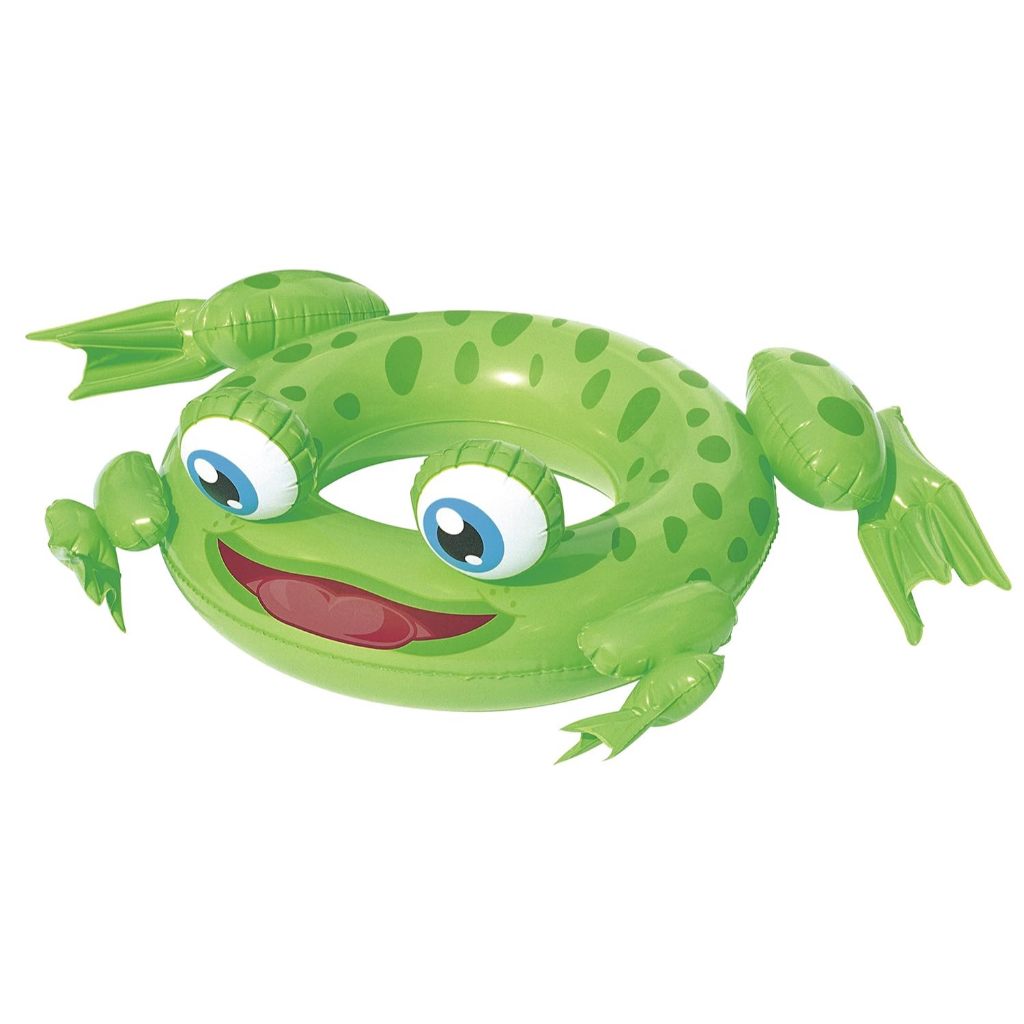 Summer Fun Animal Inflatable Floater Rings Frog Floater Pool Inflatable ...