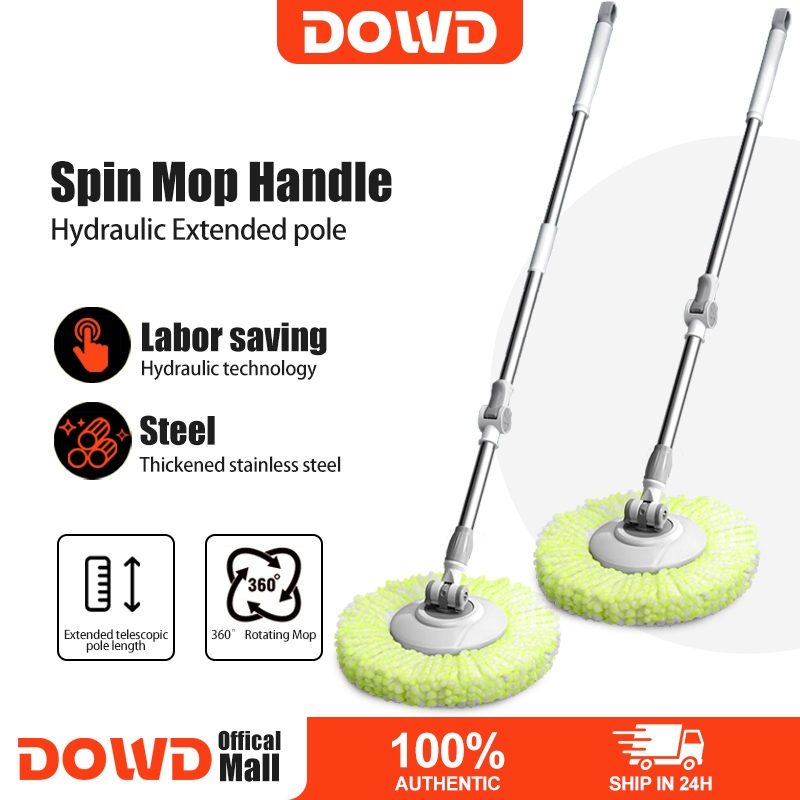 Dowd Spinning mop handle replacement Thick Stainless Steel Hydraulic ...