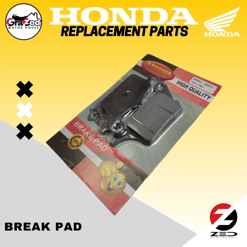 BRAKE PADS for Honda Airblade 150/160 front, Beat 110/ Burgman street ...