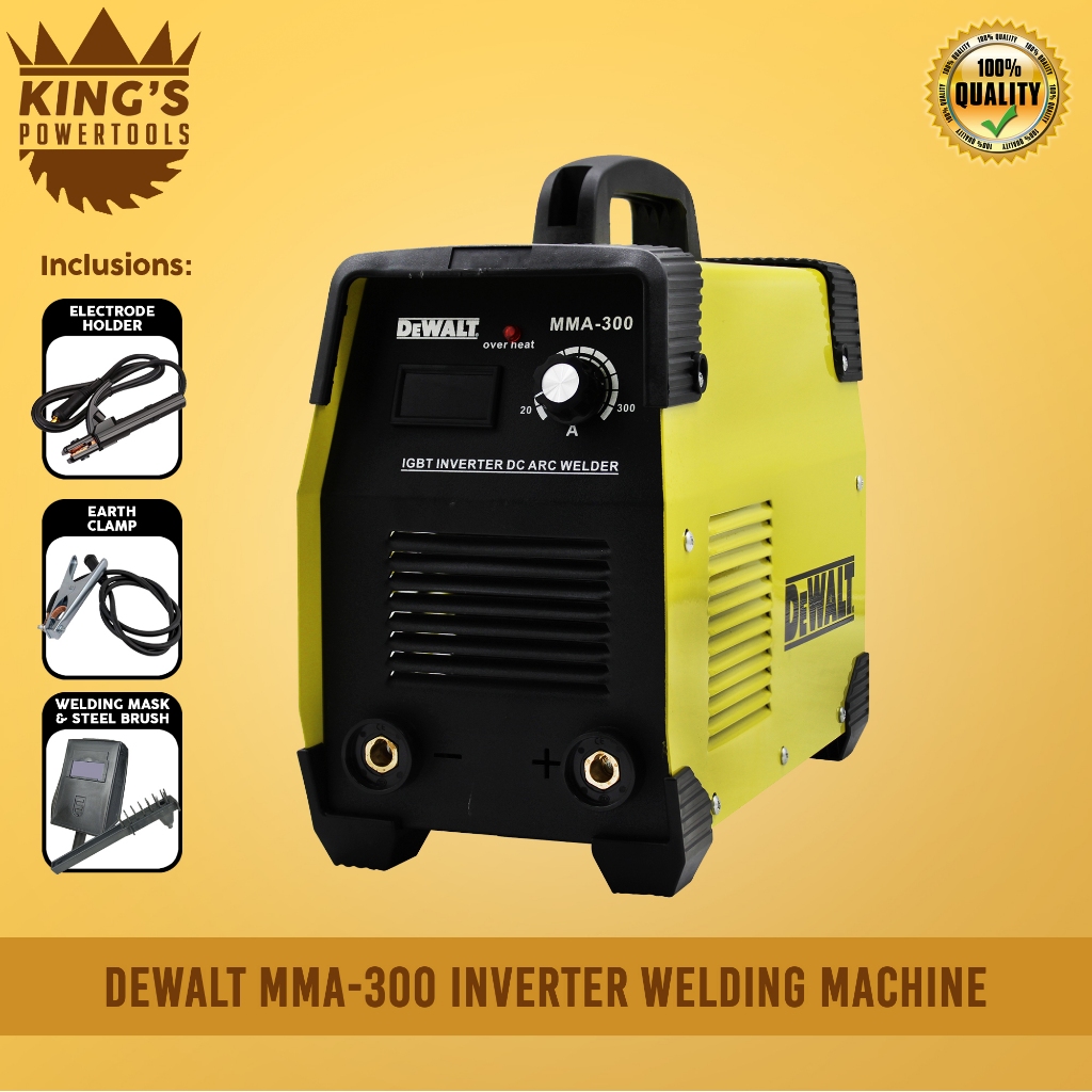 DeWALT MMA-300 DC Inverter Welding Machine | Shopee Philippines