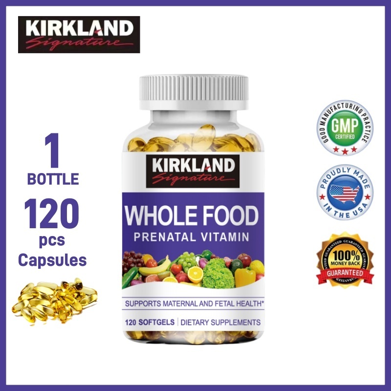 KIRK//LAND Whole Food Vitamins Capsules Supports Maternal and Fetal ...