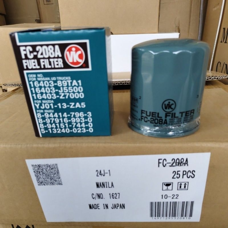 VIC FUEL FILTER FOR ISUZU ELF, NISSAN NAVARA PATROL SAFARI TOYOTA HILUX ...