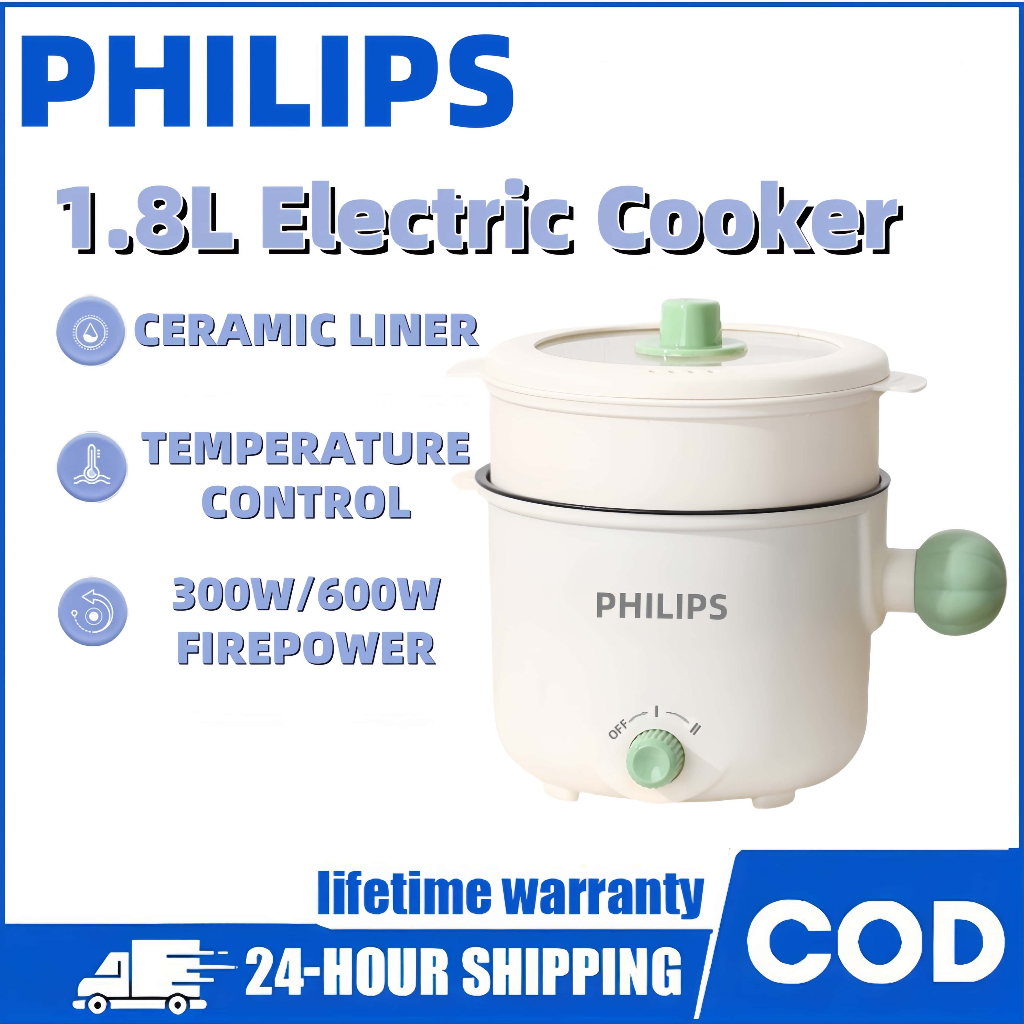Philips 1.8L Rice Cooker Mini Rice Cooker Convenient Rice Cooker Hot ...