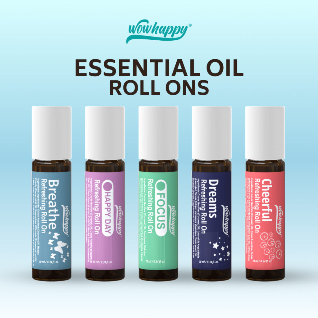 Wowhappy Essential Oil Roll On Blend 10ml [ FDA Approved ] | Shopee ...