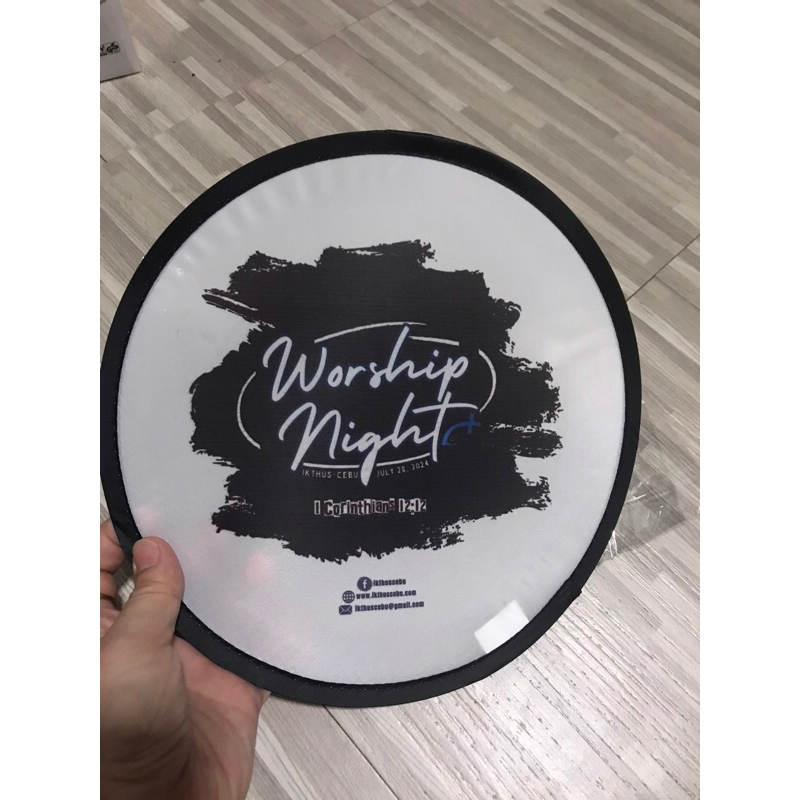 CUSTOMIZED 500PCS COLORED RIM FAN | Shopee Philippines