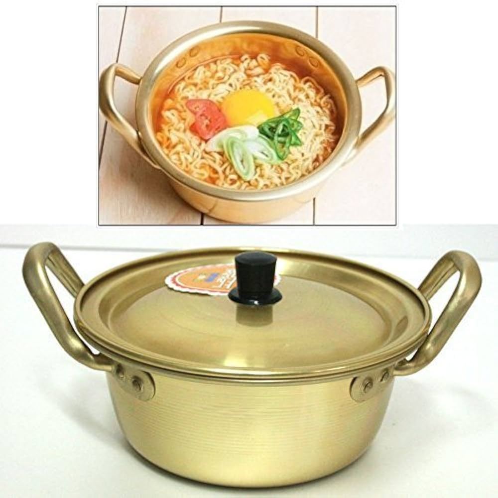 Korean Noodles Pot - Golden Noodle Pot, Korean Ramen Noodles Pot ...
