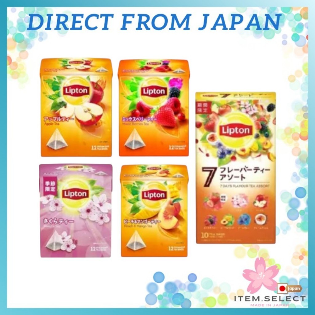 Lipton Black Tea Sakura Tea/Peach Mix Tea/Apple Tea/Mixed Berry Tea ...