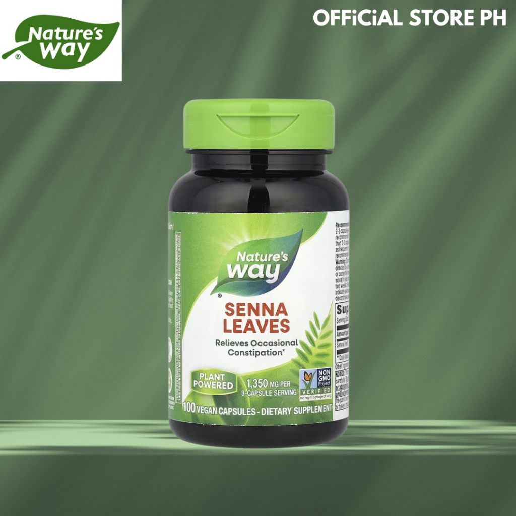 Nature's Way, Senna Leaves, 1,350 mg, 100 Vegan Capsules (450 mg per ...