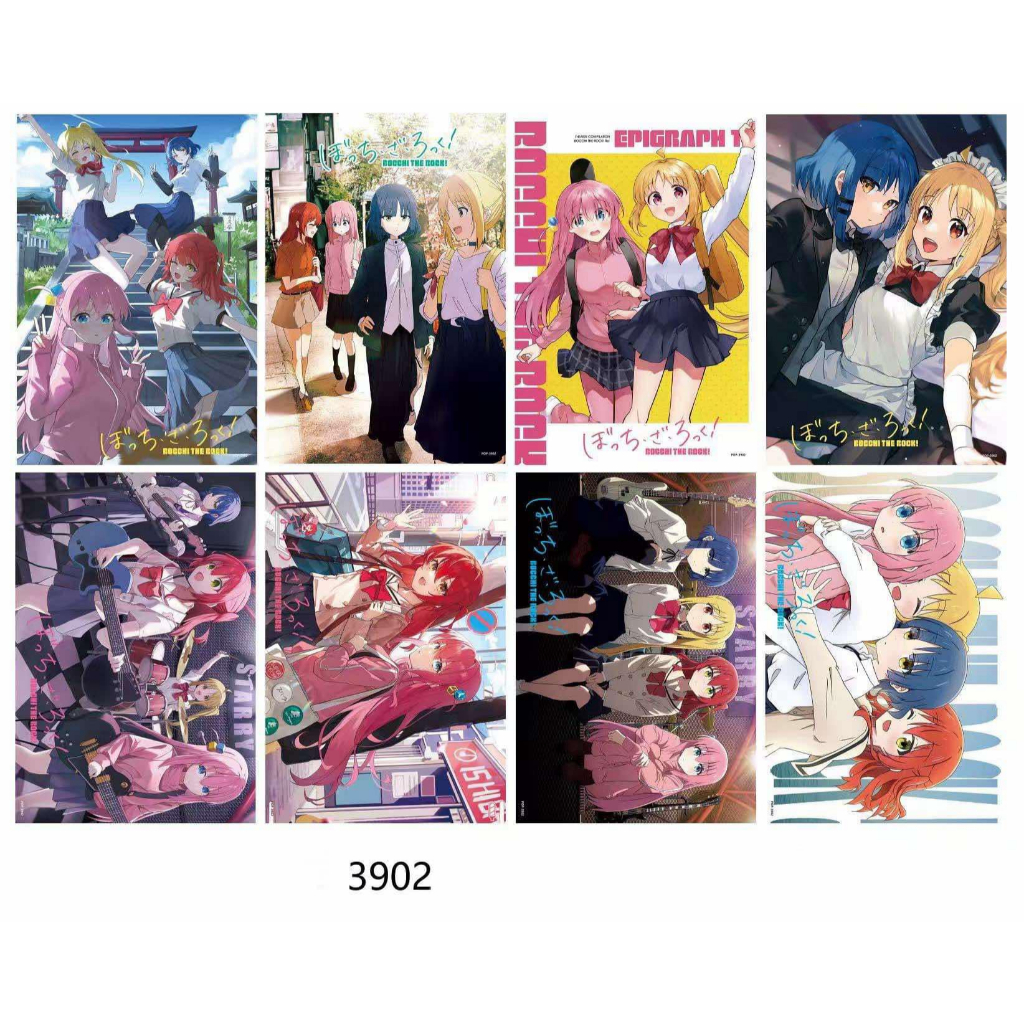 BOCCHI THE ROCK 8 PIECES POSTERS A3 Size | Shopee Philippines
