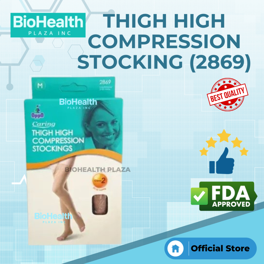 OPPO Thigh High Compression Stocking (2869) | Shopee Philippines