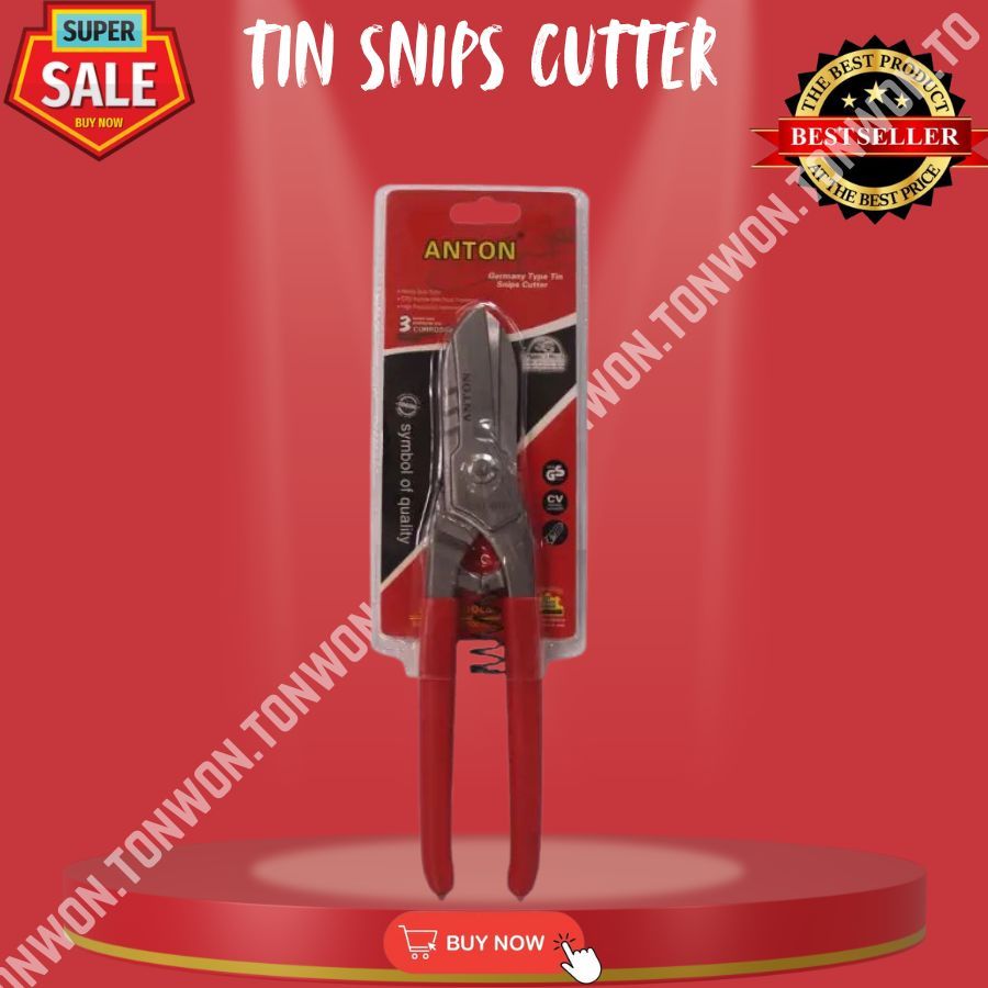 ANTON GERMANY TYPE TIN SNIPS CUTTER GERMAN STYLE IRON SCISSORS-RUSTY ...
