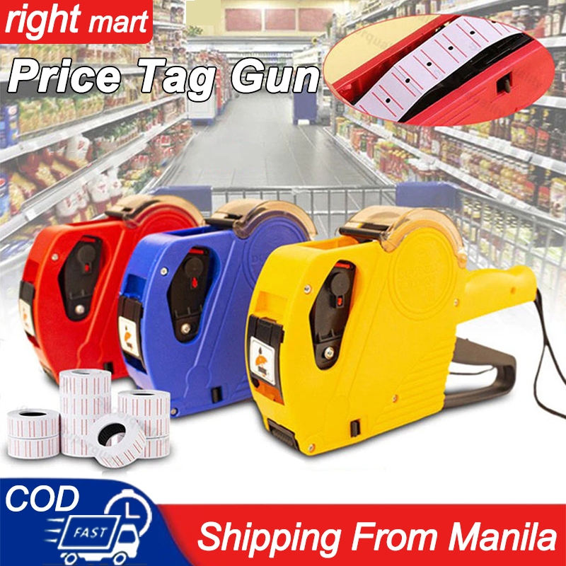 8 Digits Price Tag Gun Price Labeller Price Tag Label Durable Labeler ...