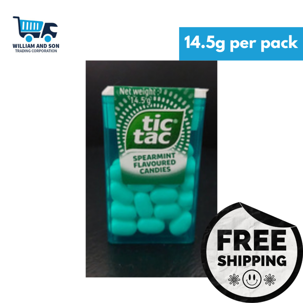 (CLEARANCE SALE) Tic Tac Spearmint Candies 14.5g (EXP Sep 2025 ...