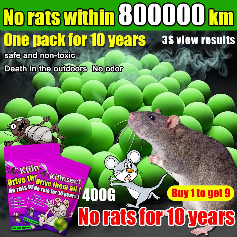 400g Can kill 170 species of rats Rat poison rat repellent for home rat ...