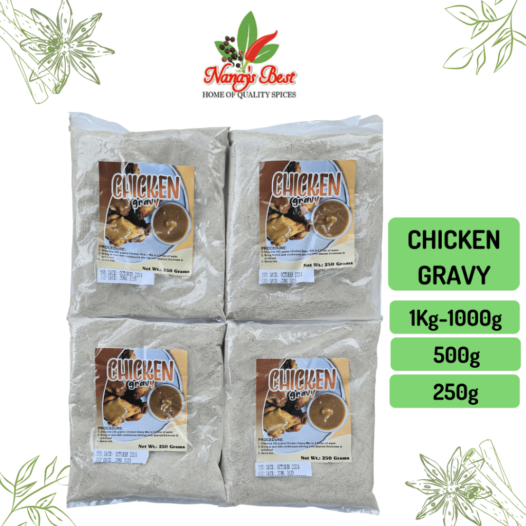 NanaysBest Chicken Gravy Powder Mix 1Kg | 500grams | 250grams | Shopee ...
