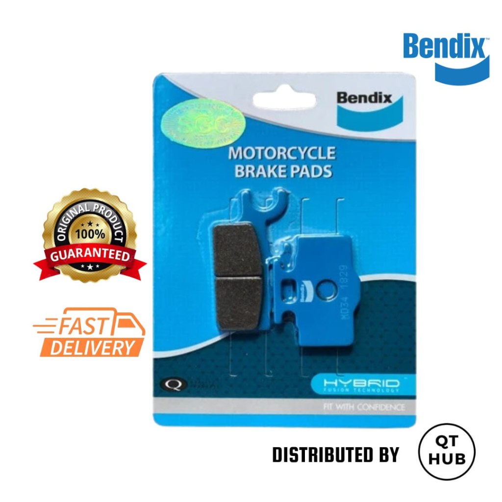 Bendix Motorcycle Brake Pads Front For Kawasaki Ksr (Md34) | Shopee ...