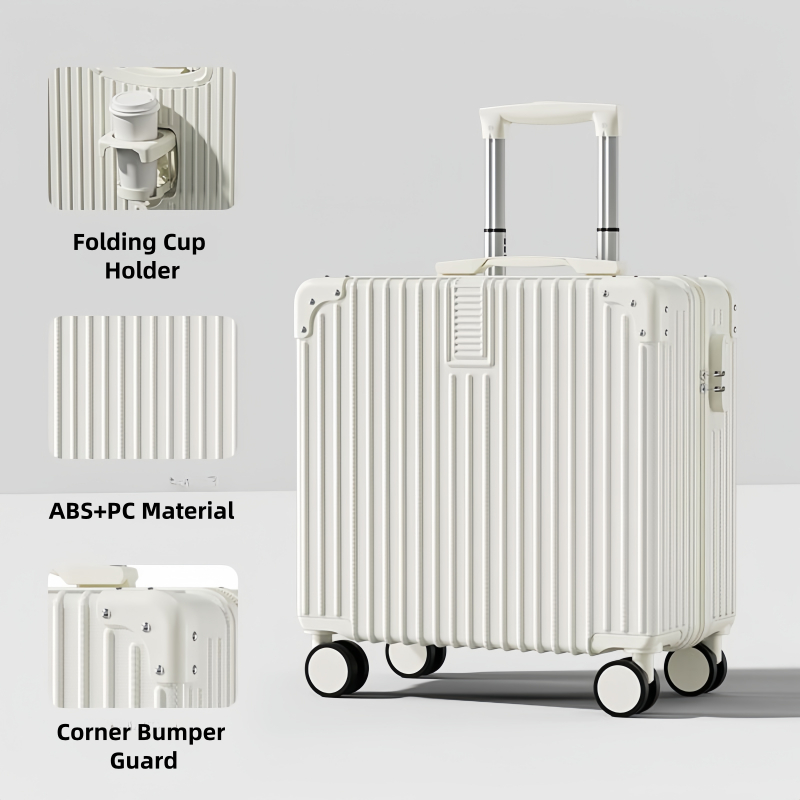 18 Inches Hand Carry Luggage Portable Small Boarding Luggage 4 Wheels ...