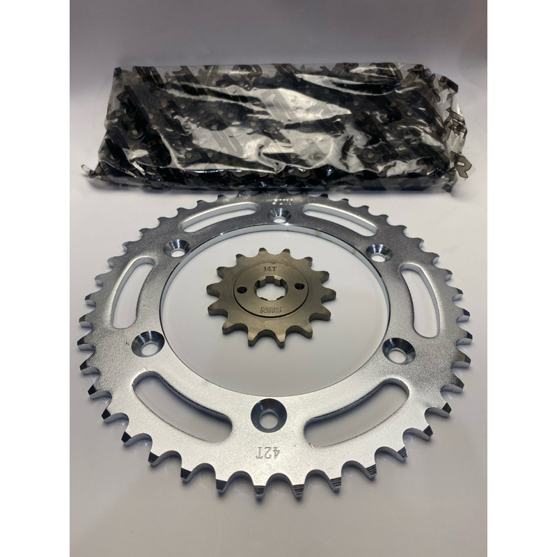 XLR/XR200 Sprocket set 14-42T 520 (sun sprocket tsr) | Shopee Philippines