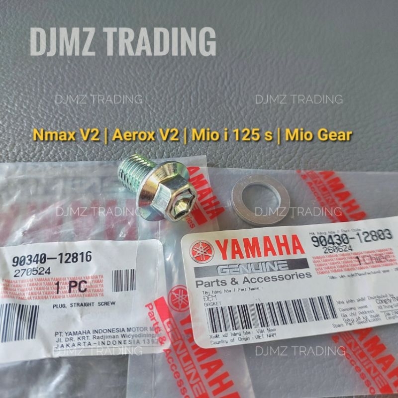 NMAX V2 / AEROX V2 / MIO GEAR | Oil drain bolt / plug with washer ...