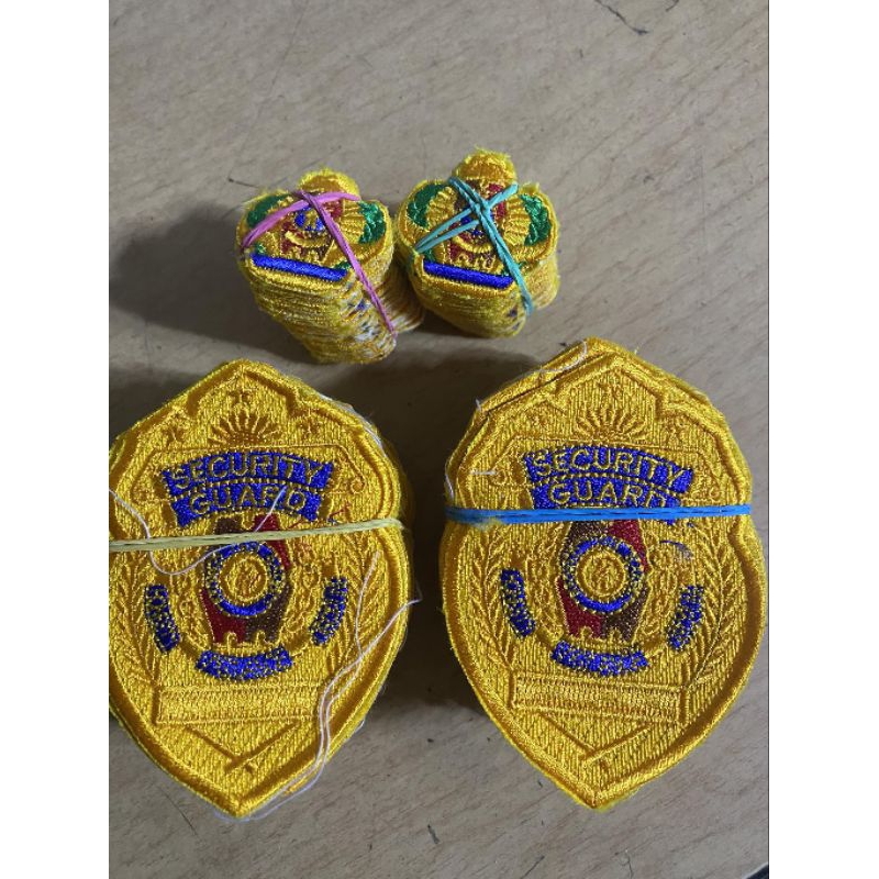 SECURITY COLLARPATCH & BADGE SET | Shopee Philippines