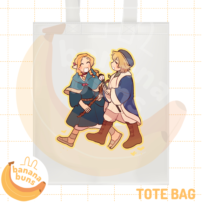 Dungeon Meshi / Marcille and Falin / Canvas Tote Bag | Shopee Philippines