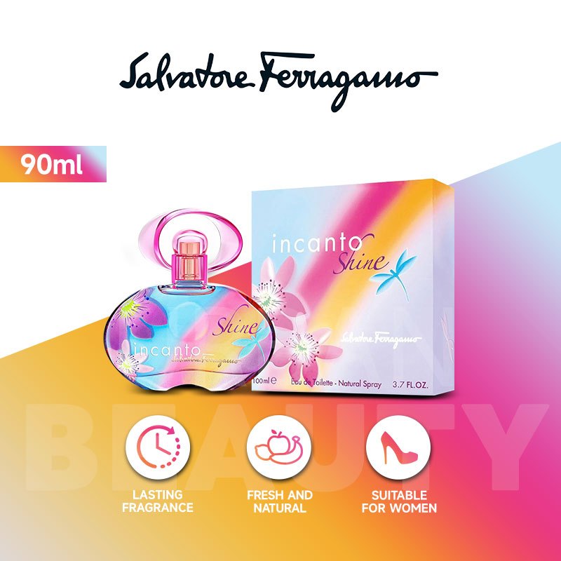 Salvatore Ferragamo Incanto Shine Eau De Toilette 100ml For Women ...