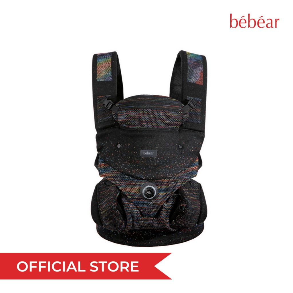 Bebear CloudKnit 3 Way Comfort Carrier (Stardust Black) | Shopee Philippines