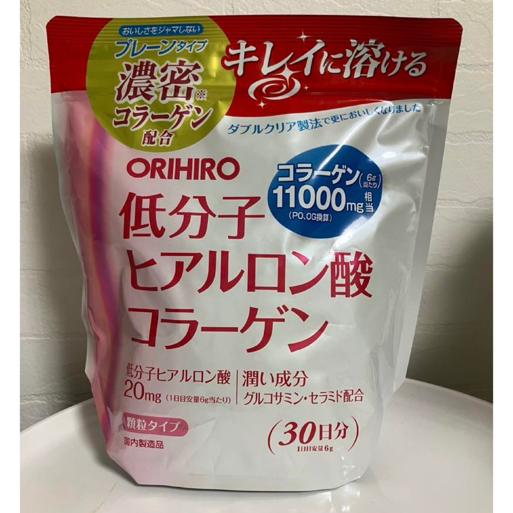 【Direct from Japan】 Orihiro Low Molecular Hyaluronic Acid Collagen 180g ...